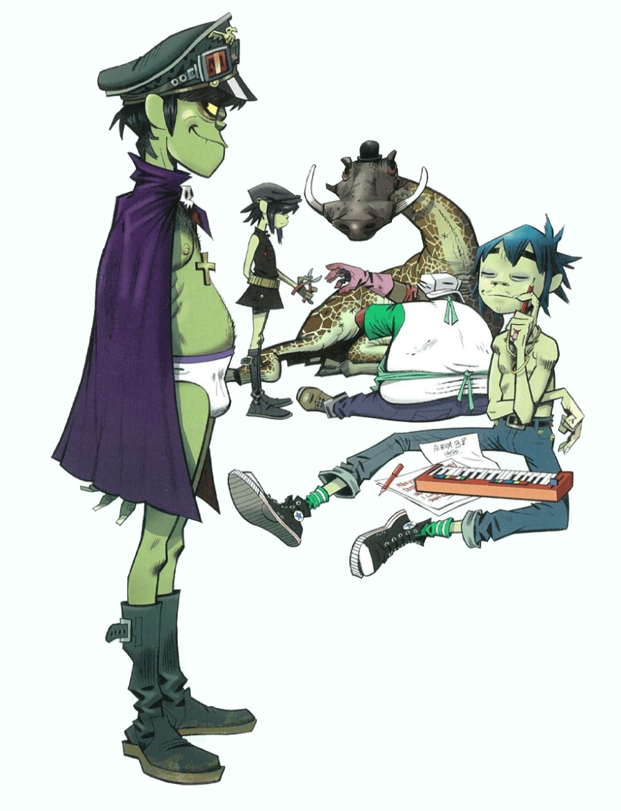 Artwork – Gorillaz for Beginners