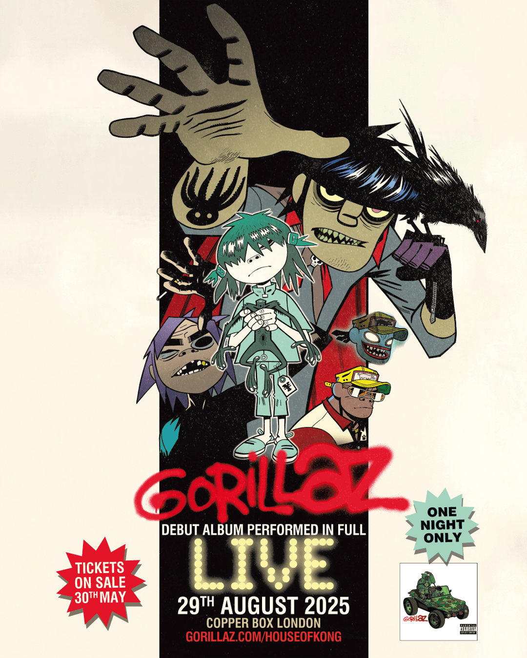 Gorillaz for Beginners – A fan site for Gorillaz with all the basics!